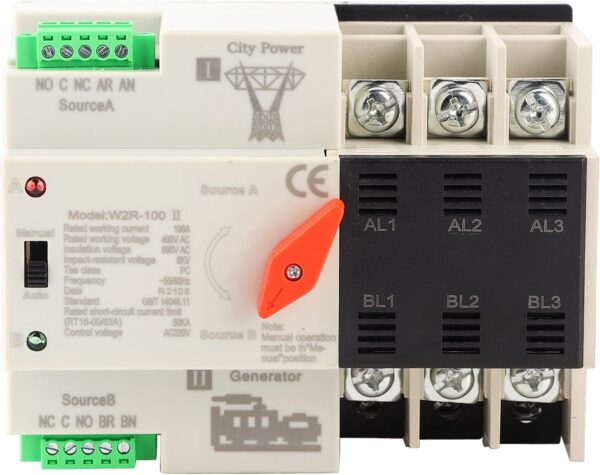 Automatic Transfer Switch (ATS) 63A 3Phase - Sunbeam Energy Solutions